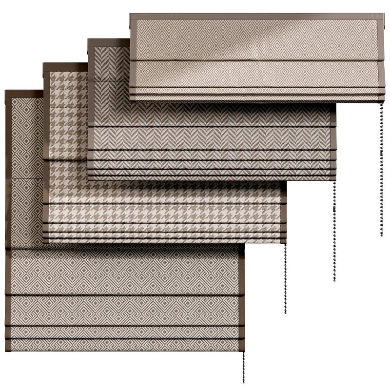 Curtain 47 Roman blinds 3d model Download Maxve