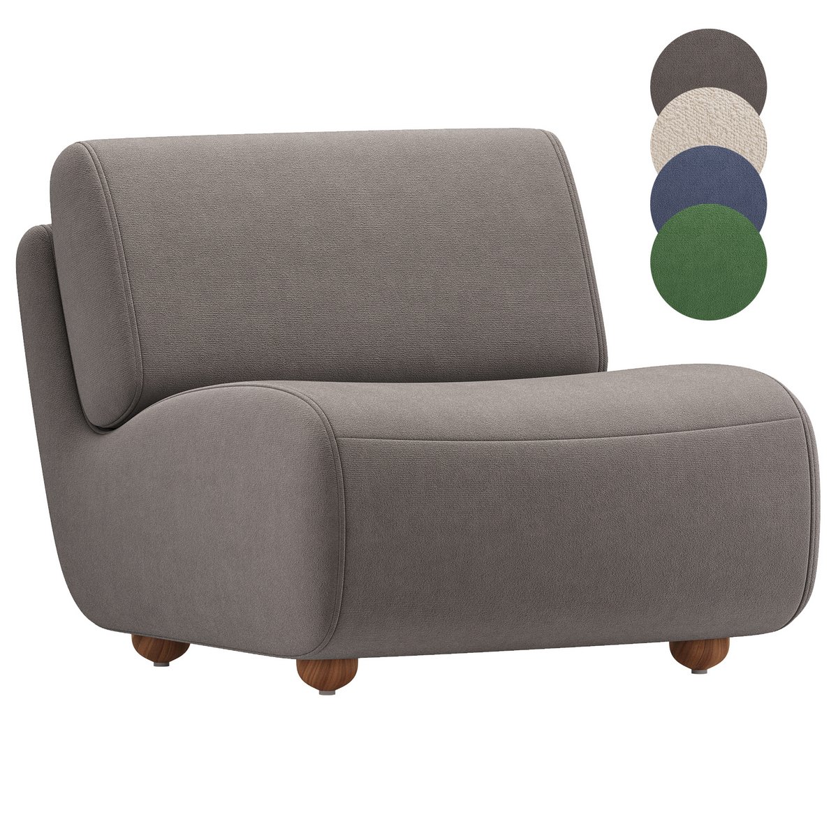 Kya Accent Chair 3d model Download Maxve