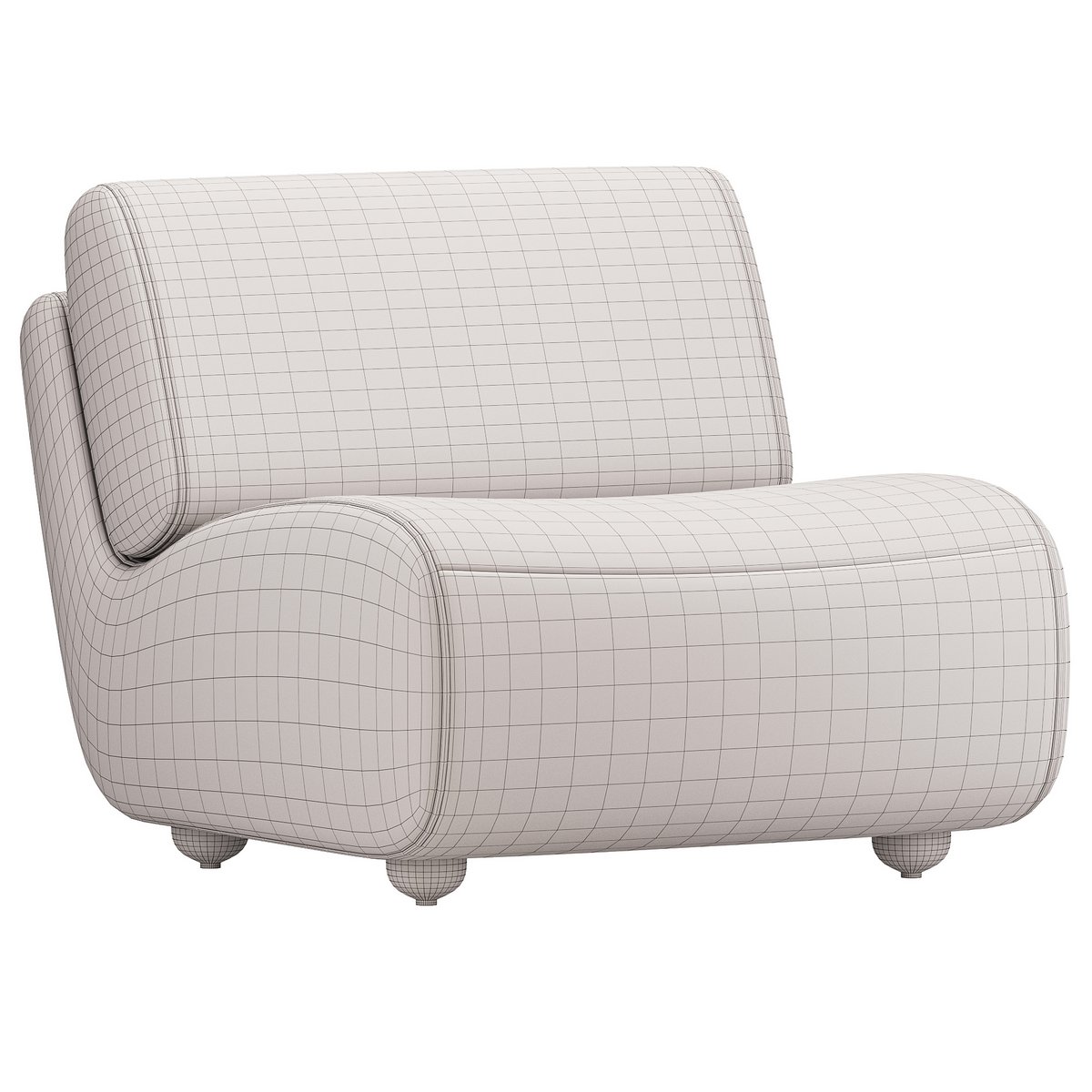 Kya Accent Chair 3d model Download Maxve
