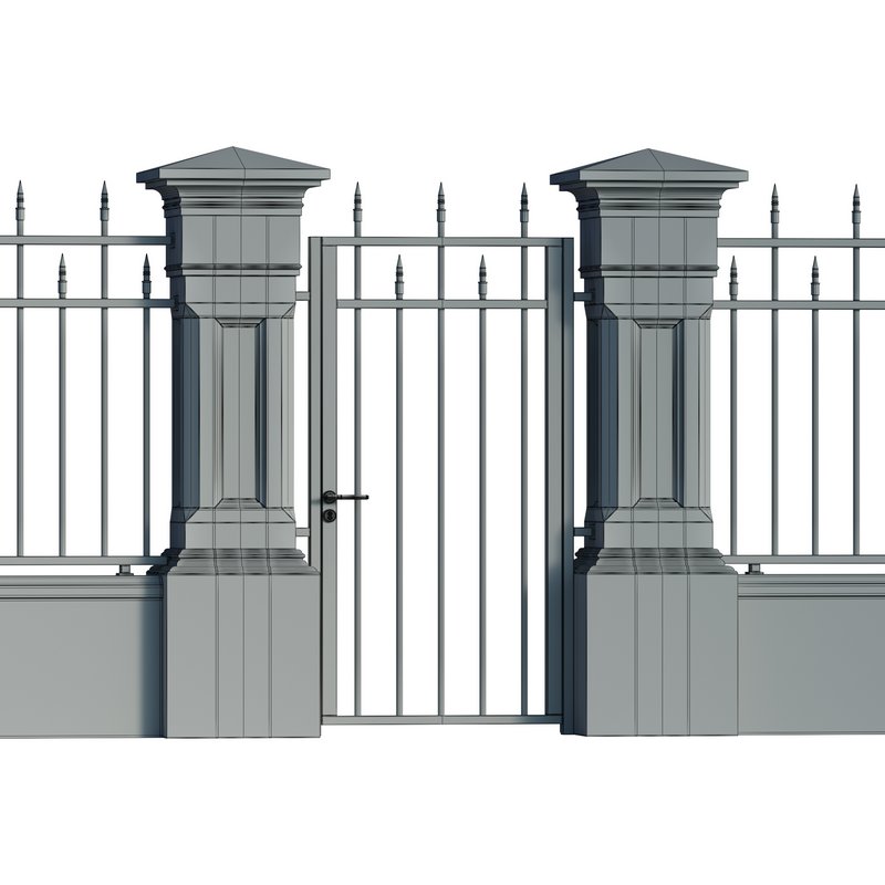 Fencing3 3d model Download Maxve