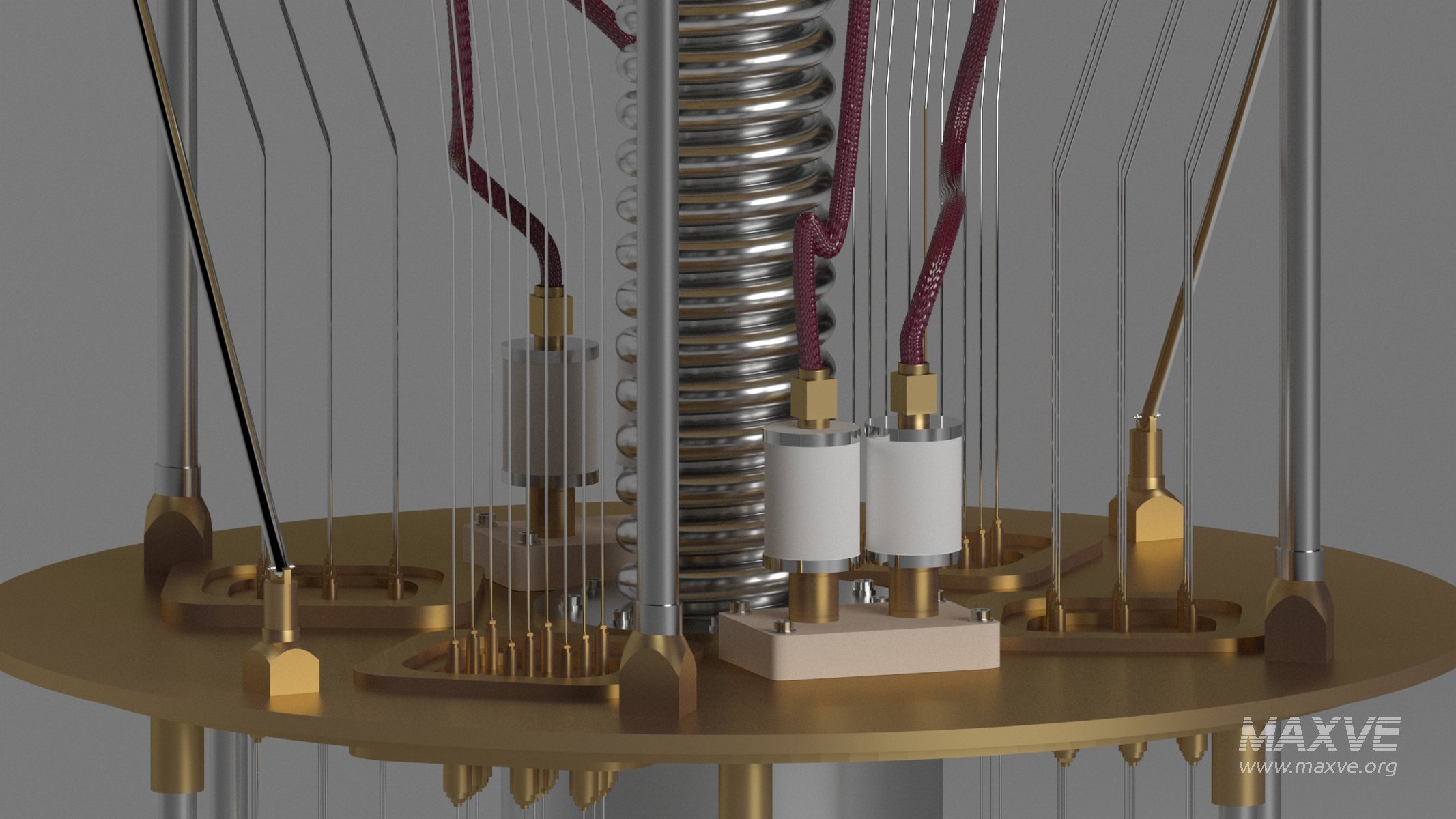 Quantum Computer 3d model Download Maxve