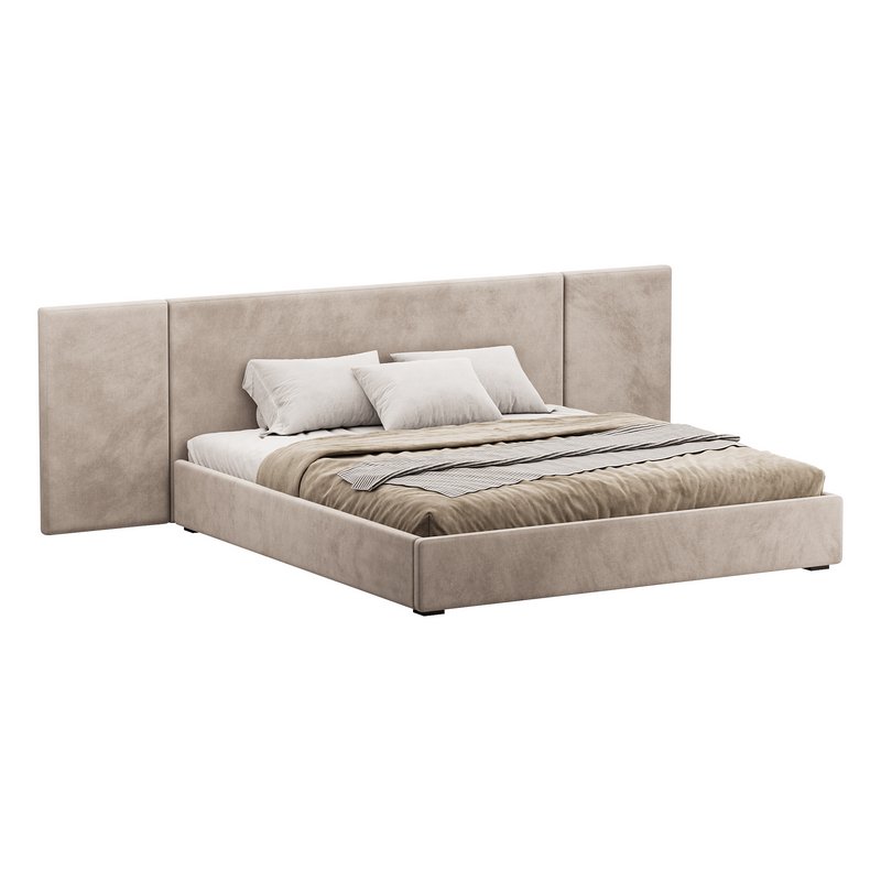 THE EXTENDED MOMO BED 3d model Download Maxve