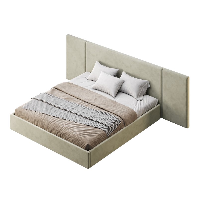 THE EXTENDED MOMO BED 3d model Download Maxve