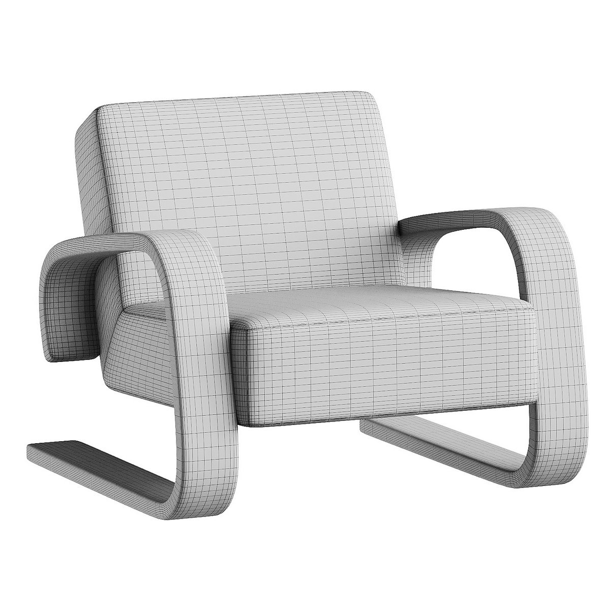 famous armchair 3d model Download Maxve
