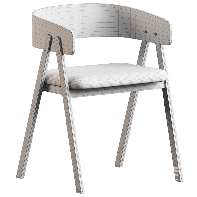 Carter chair 3d model Download Maxve