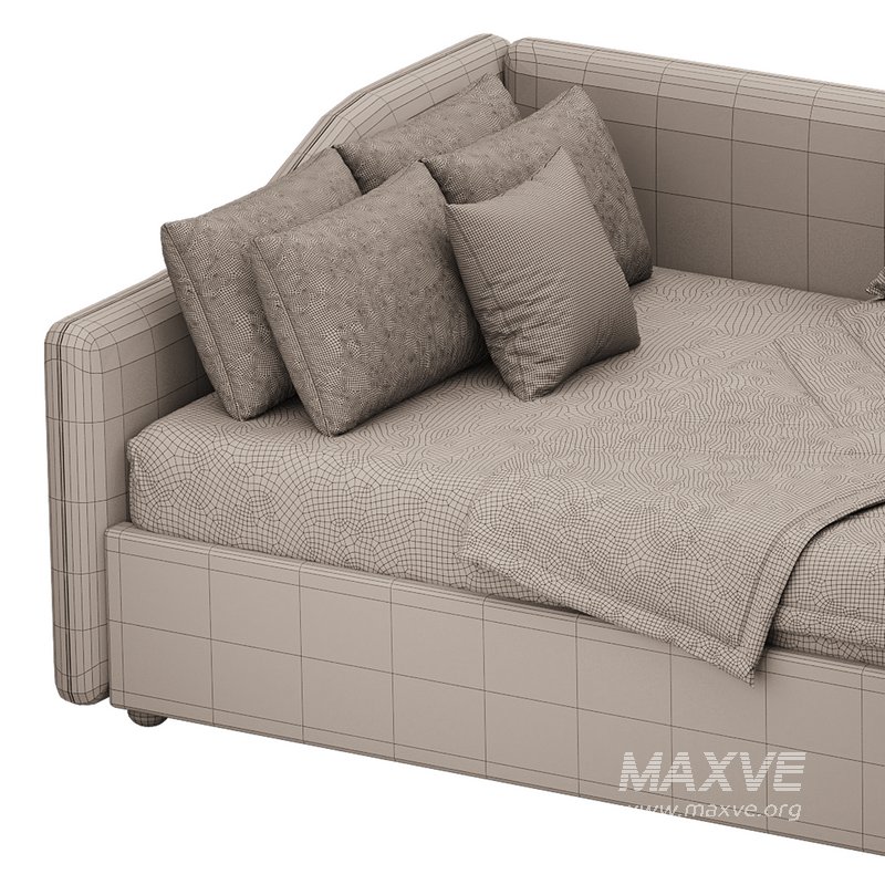 Kids Bed LEVEL 16 3d model Download Maxve