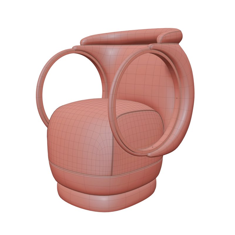 Ring Chair 3d model Download Maxve