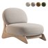 MIKO LOUNGE CHAIR 3d model Download Maxve
