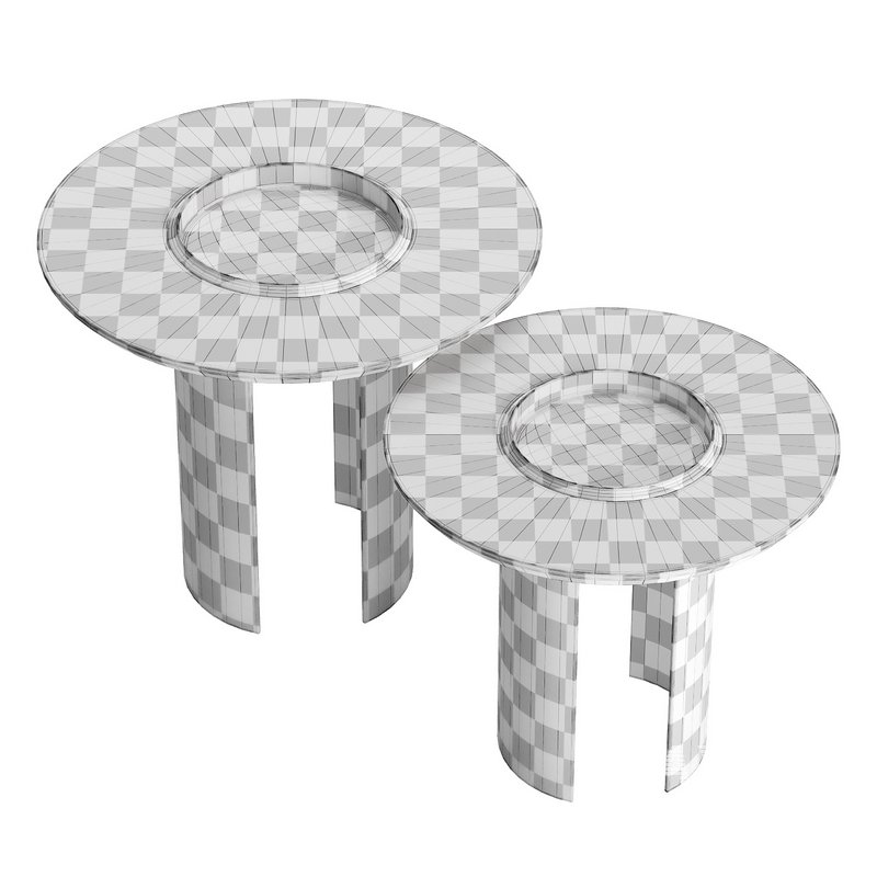 JANUS SIDE TABLES 3d model Download Maxve