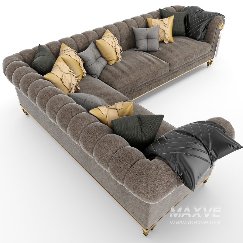 Sirius Corner Seat 3d model Download Maxve