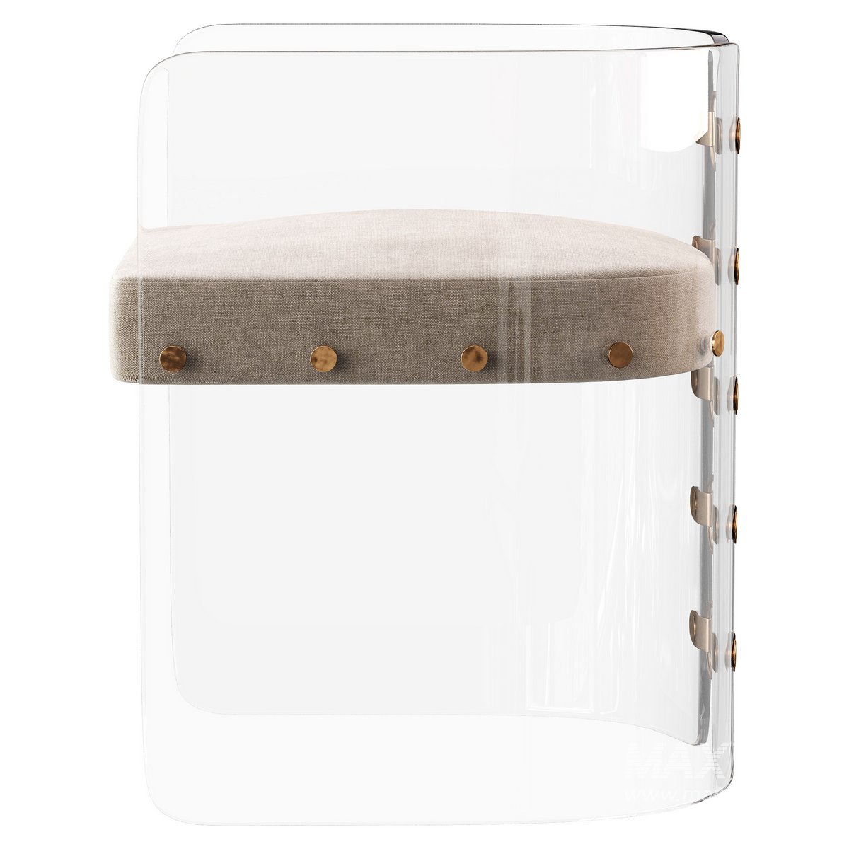 Jetson Dining Chair 3d model Download Maxve