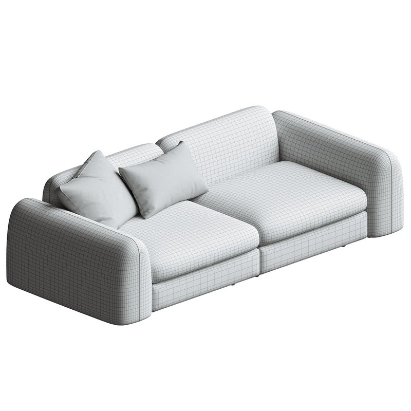 Edo Sofa Arflex 3d model Download Maxve