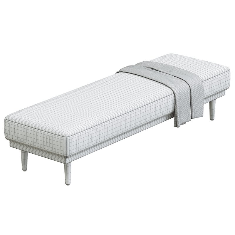 Newport Bench 3d model Download Maxve