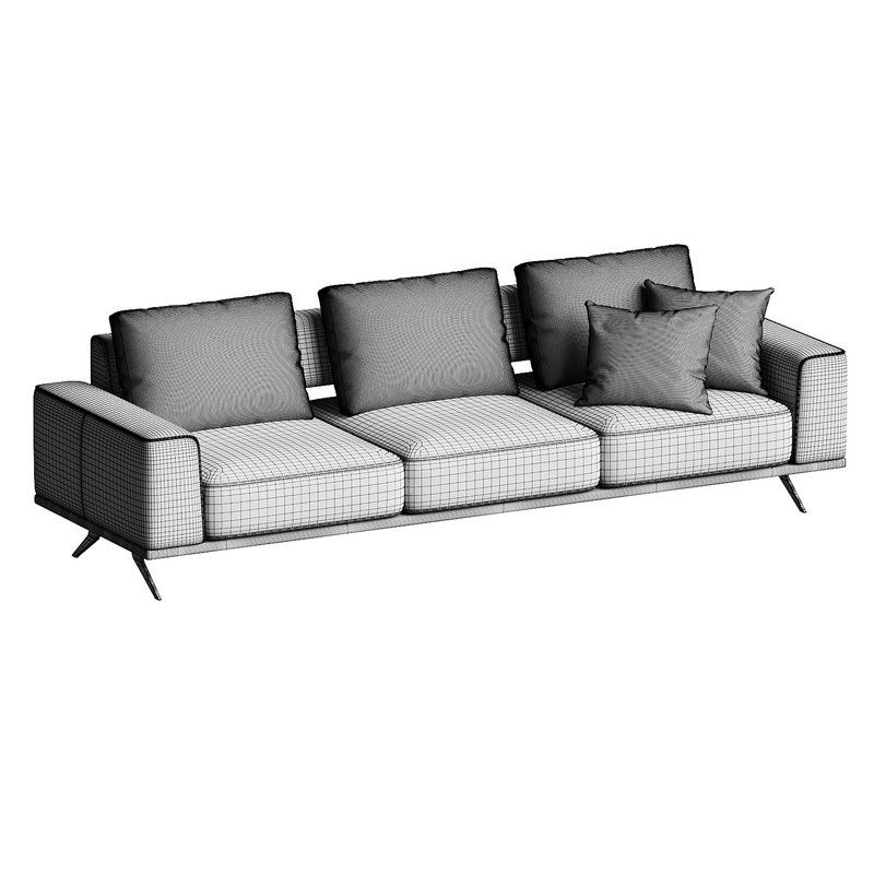 Cole Italian Sofa by Franco Ferri 3d model Download Maxve