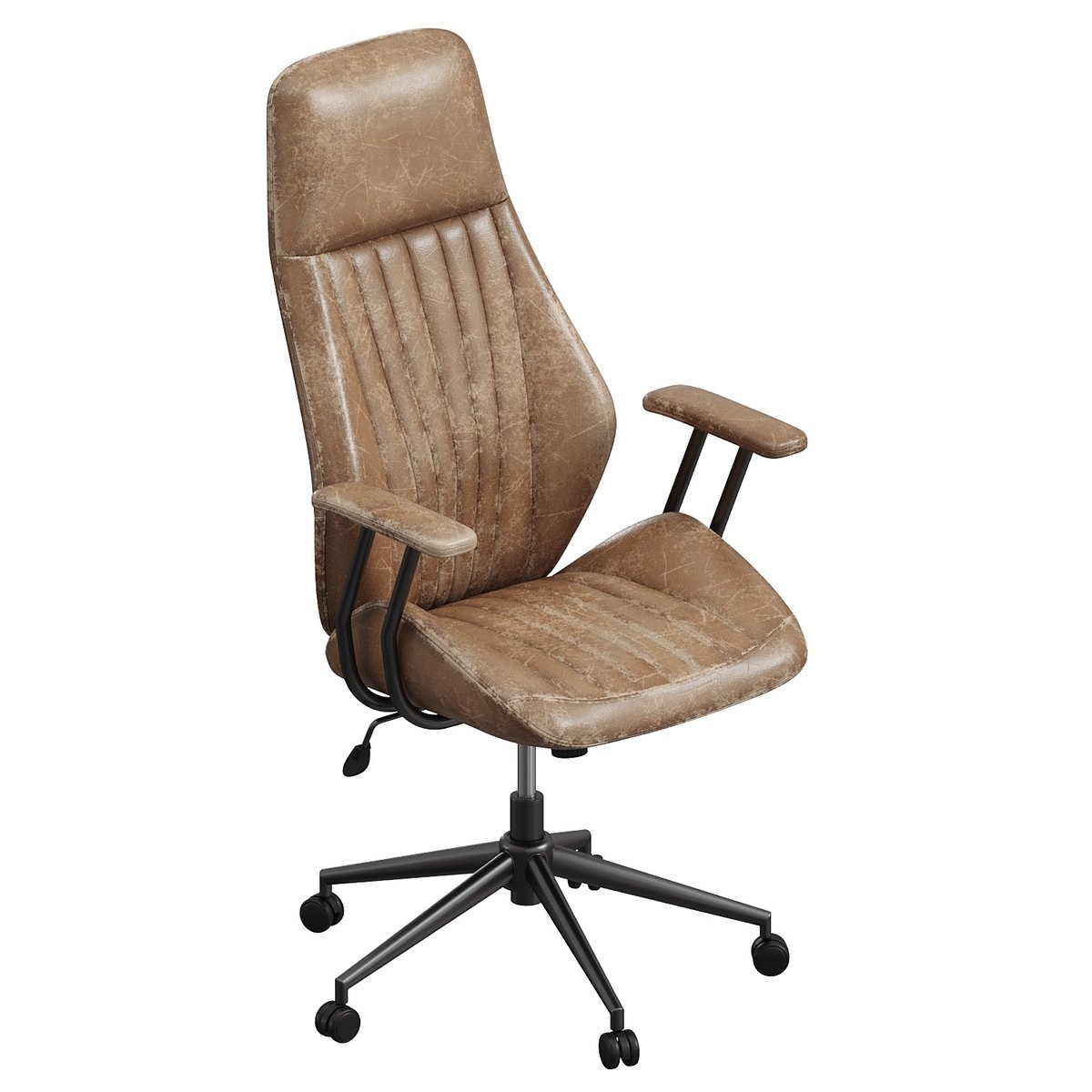 High Back Swivel Ergonomic Executive Chair 3d model Download Maxve