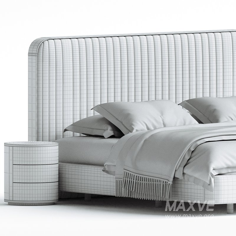 ANNY BED by Laskasas 3d model Download Maxve