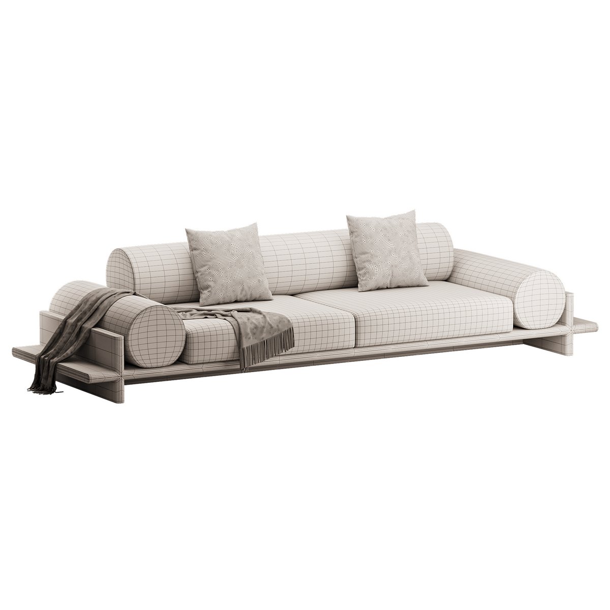 Wade Sofa 3d model Download Maxve