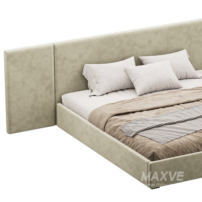 THE EXTENDED MOMO BED 3d model Download Maxve