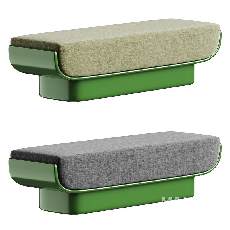 bench yashil 3d model Download Maxve
