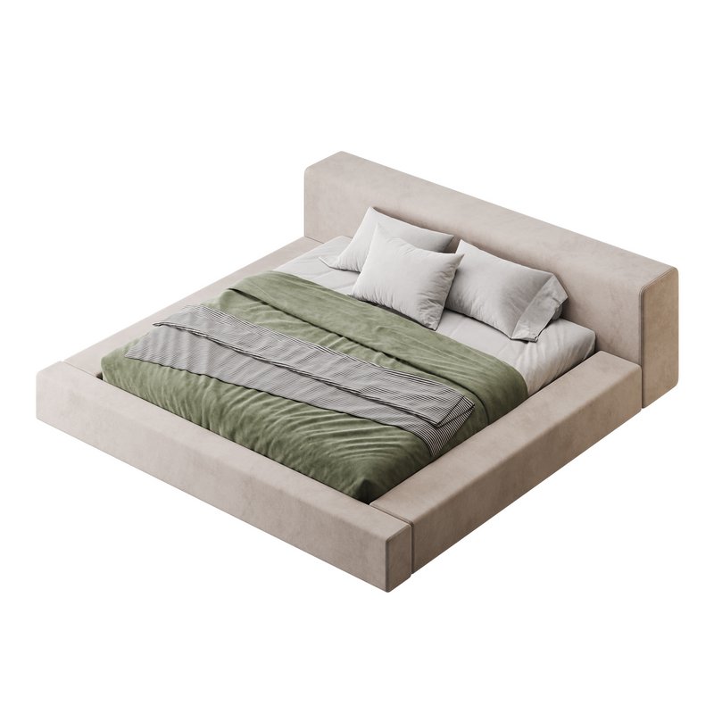 Low bed Casper 3d model Download Maxve