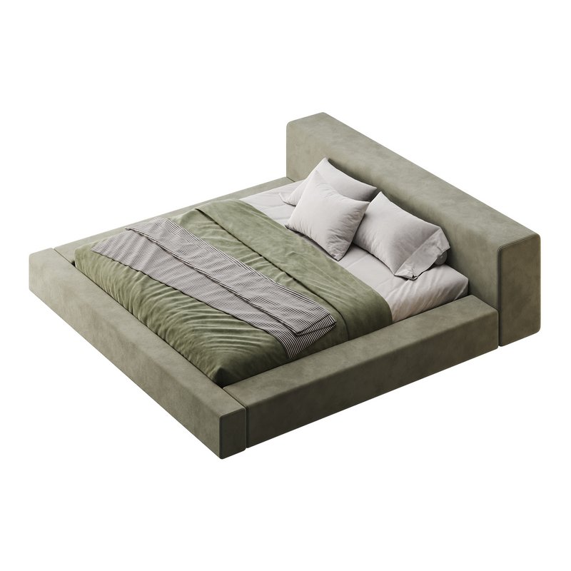 Low bed Casper 3d model Download Maxve