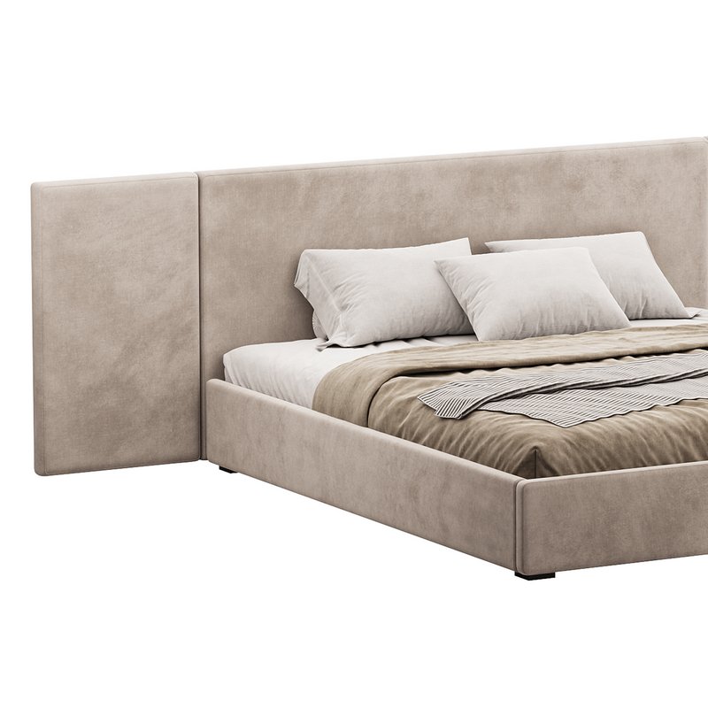 THE EXTENDED MOMO BED 3d model Download Maxve