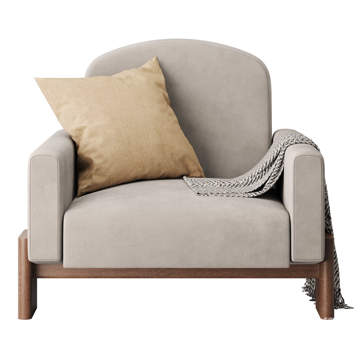 Sakura Armchair 3d model Download Maxve