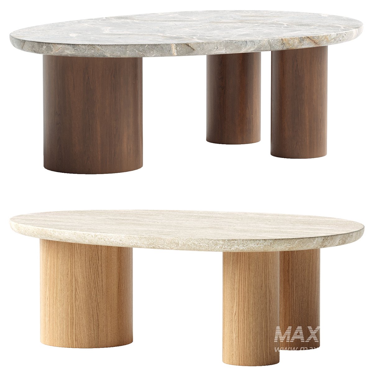 Jade Coffee Table 3d model Download Maxve