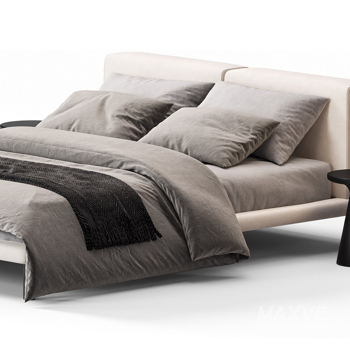 Timothy Bed by Meridiani bed 3d model Download Maxve