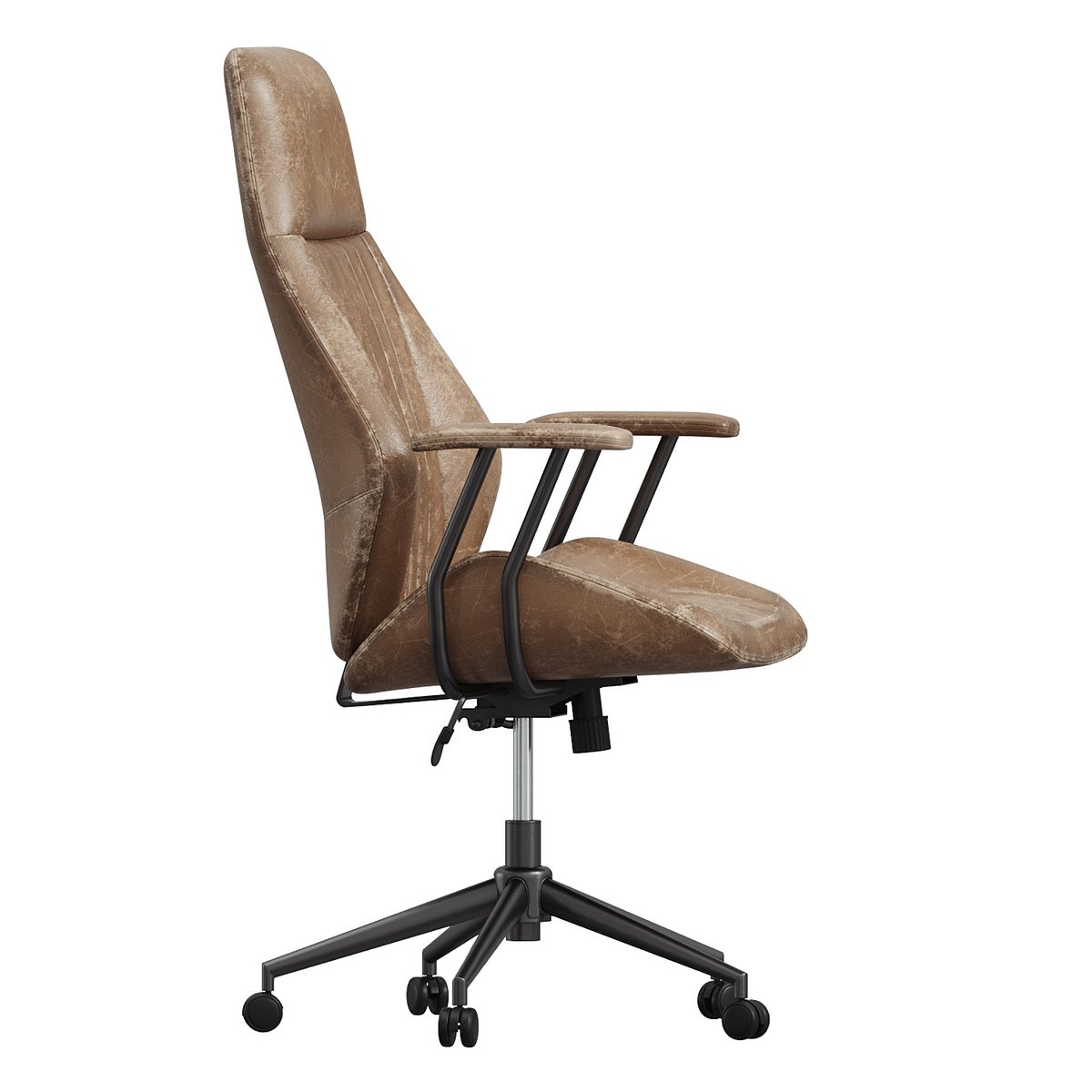 High Back Swivel Ergonomic Executive Chair 3d model Download Maxve