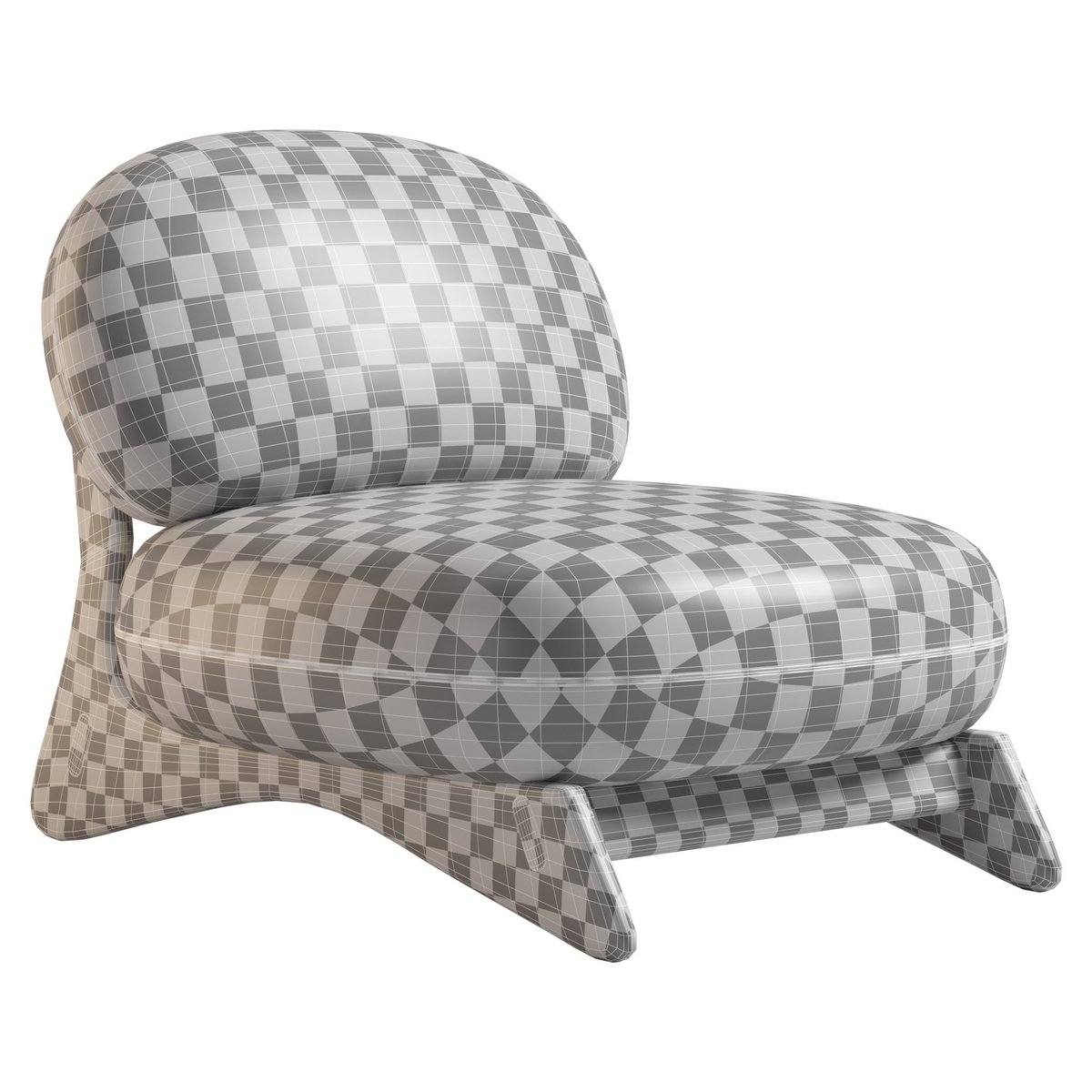 MIKO LOUNGE CHAIR 3d model Download Maxve