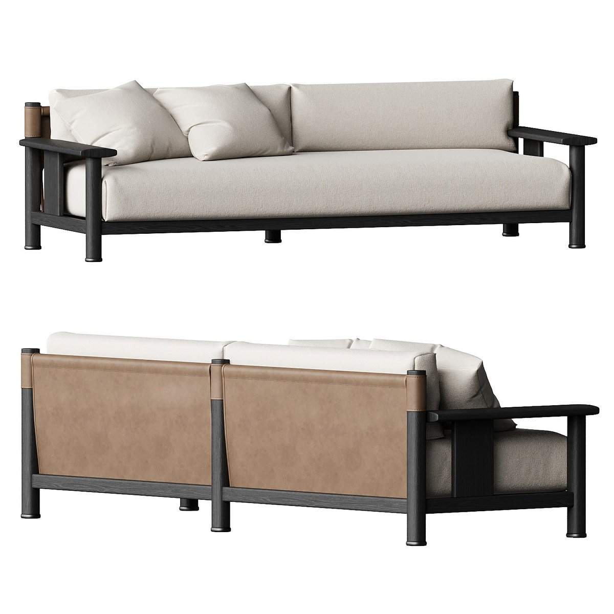 Poliform KETCH Sofa by Jean Marie Massaud 3d model Download Maxve