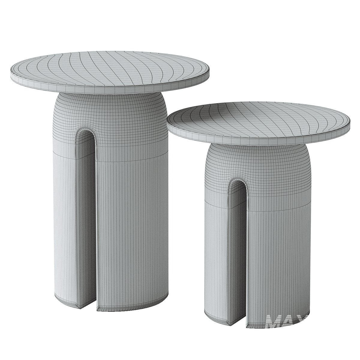 OCO SIDE table 3d model Download Maxve