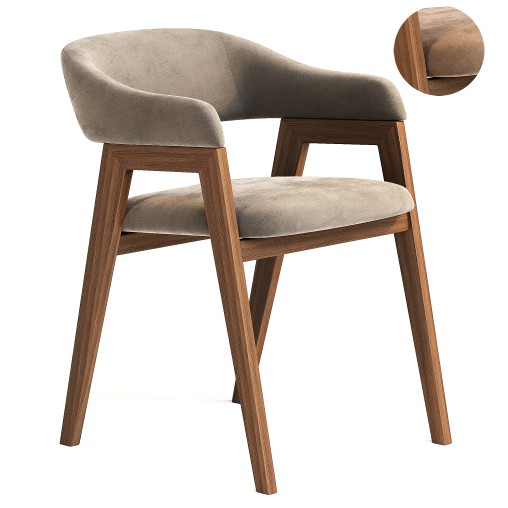 Chelsea chair 3D model Maxve