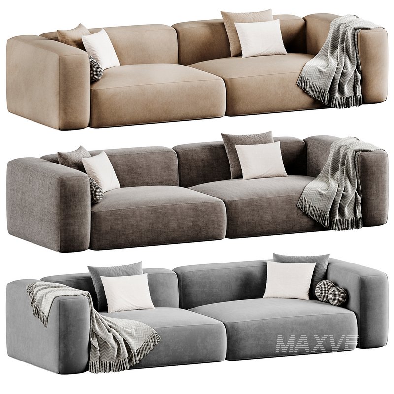 Plus sofa 3d model Download Maxve