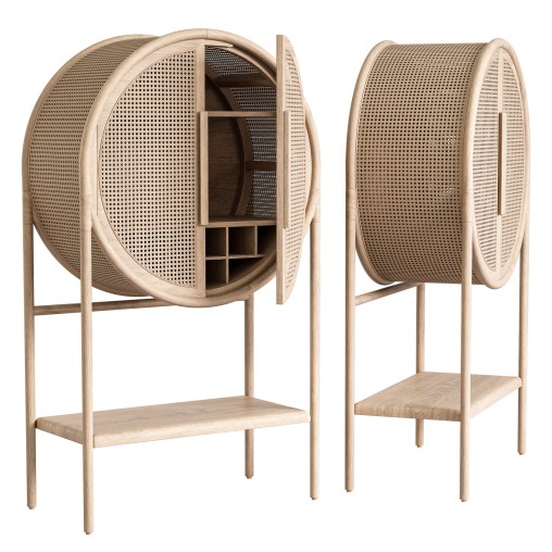 Soleil Bar Cabinet 3D model Maxve