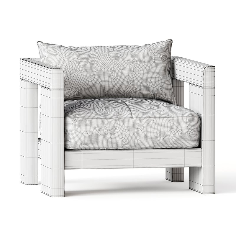 Ava Lounge Chair 3d model Download Maxve