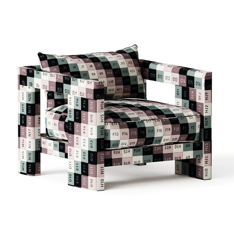Ava Lounge Chair 3d model Download Maxve