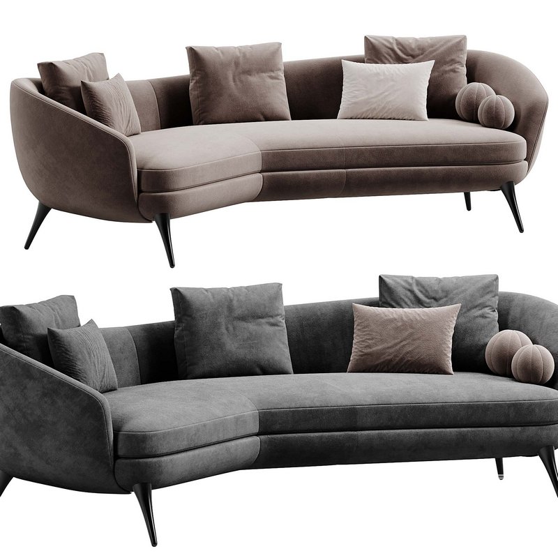 Raphael Sofa By Minotti 3d model Download Maxve