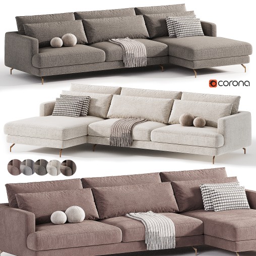 Dave Sofa 3d Model Download Maxve
