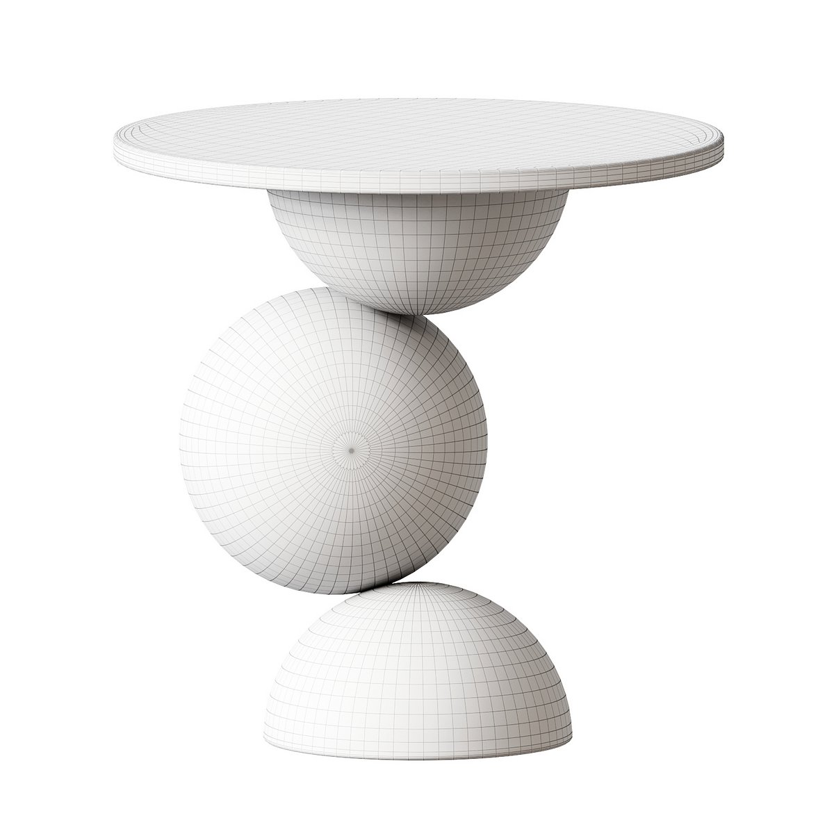 Pom Pom Side Table 3d model Download Maxve
