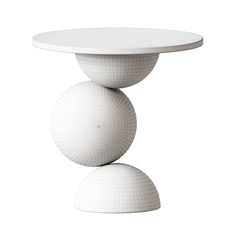 Pom Pom Side Table 3d model Download Maxve