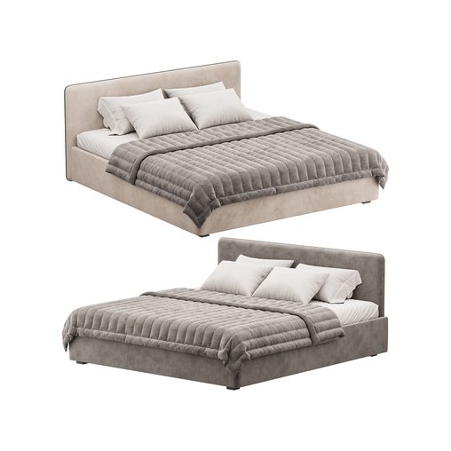 Barry bed with compartment 3d model Download Maxve