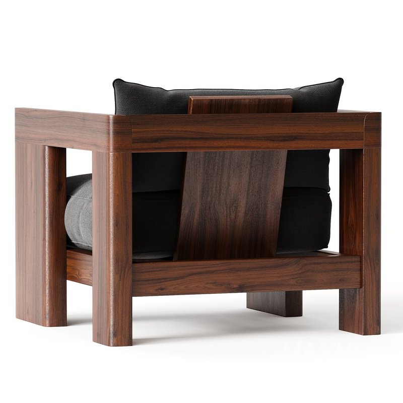 Ava Lounge Chair 3d model Download Maxve