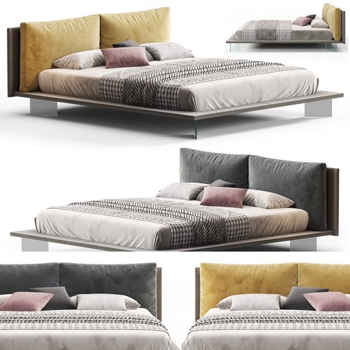 GHIBLI FLOATING BED 3d model Download Maxve