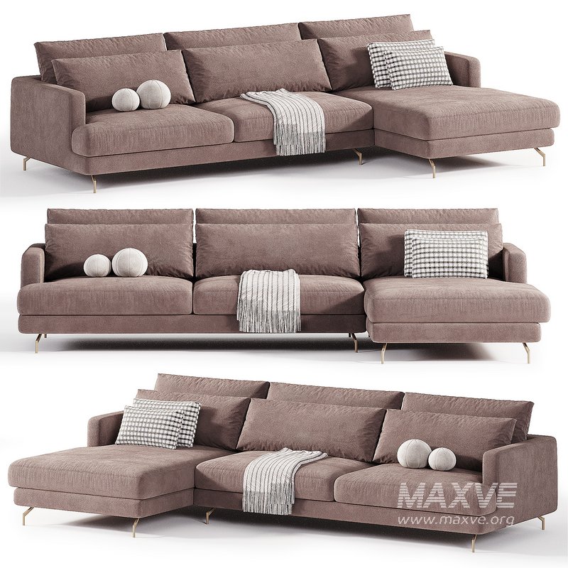Dave Sofa 3d Model Download Maxve