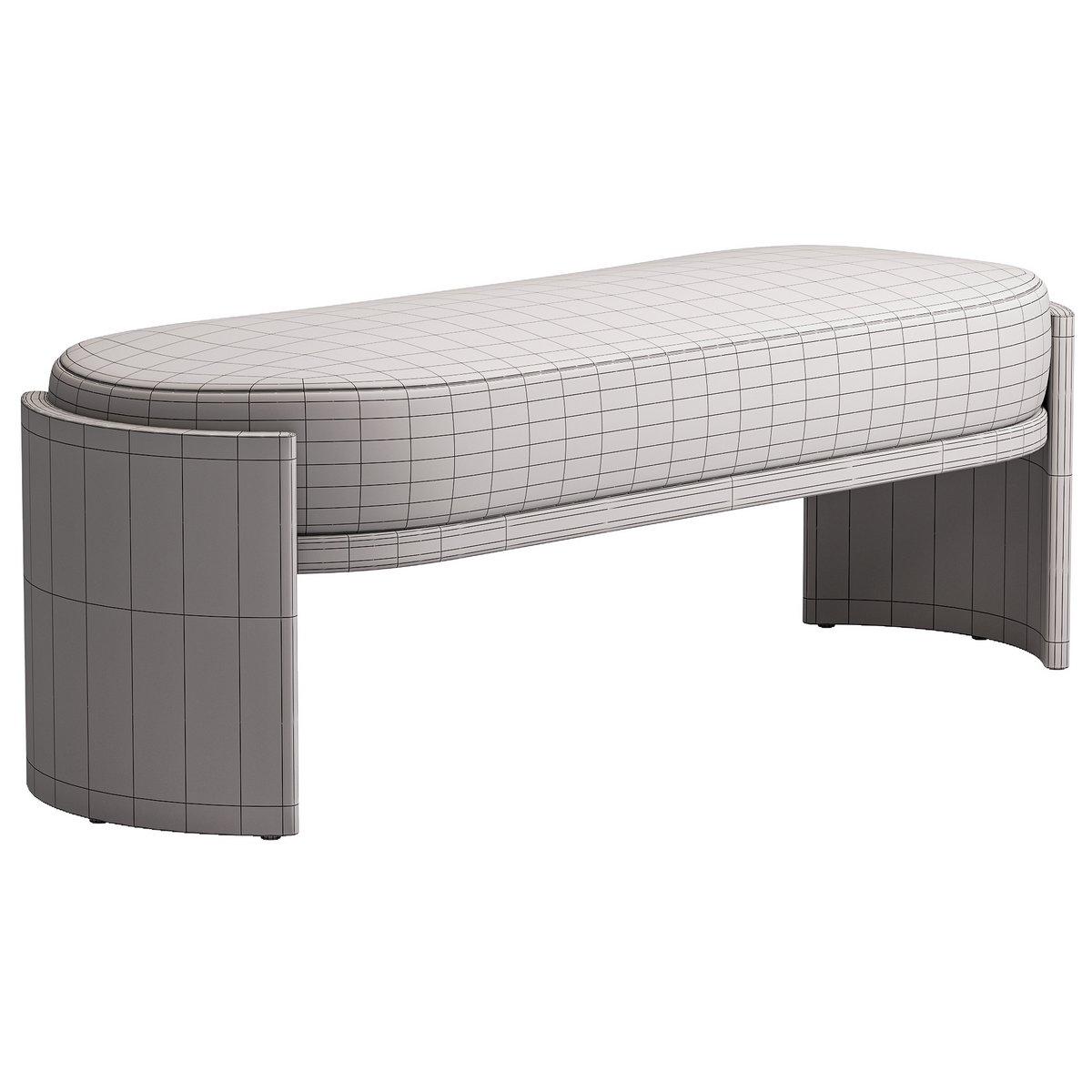 Hug Bench 3d model Download Maxve