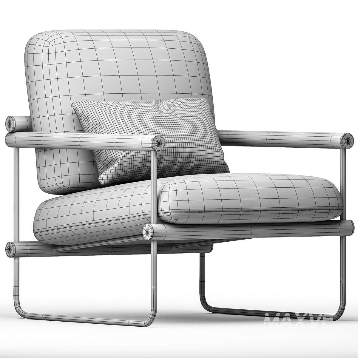 Ross Chair 3d model Download Maxve