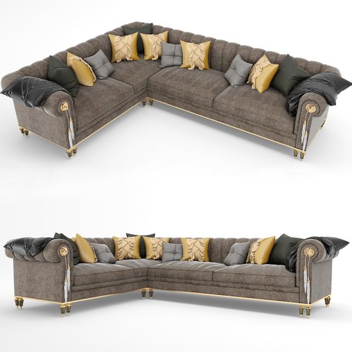 Sirius Corner Seat 3d model Download Maxve