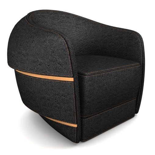 Step Arm Chair 3D model Maxve